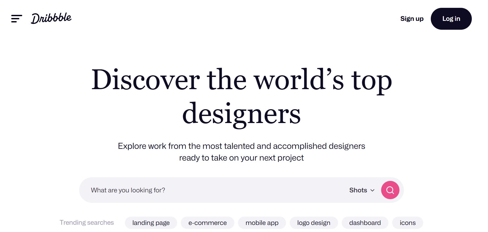معرفی جامع سایت dribbble + مزایا و ساخت اکانت - آکادمی تکانش